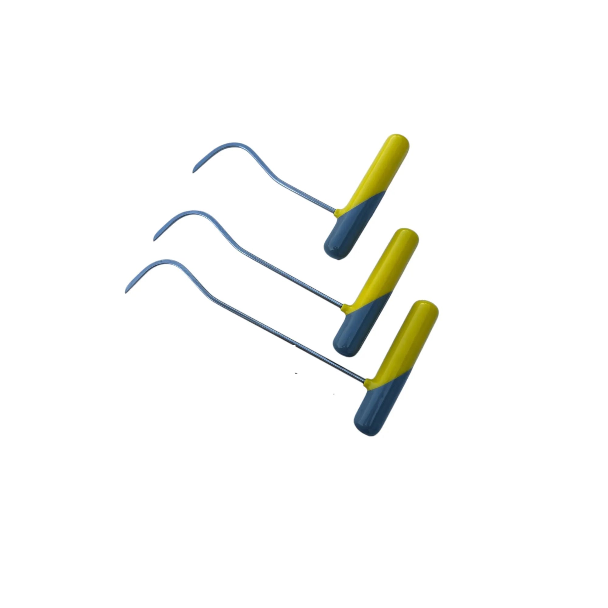 3-Piece C-Bend Sharp Tip Steel PDR Rods - DoctorPdrTools